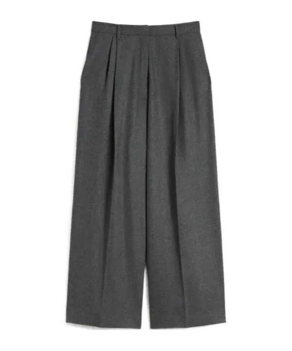 Max Mara Wide-fit Wool Flannel Trousers