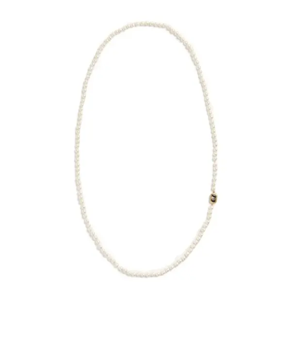 Valentino Garavani Ovalette Necklace - Gold/black/cream