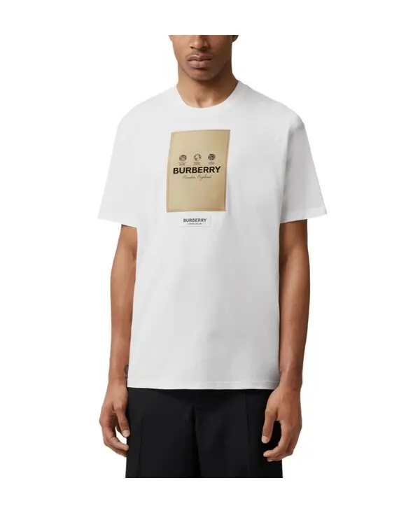 Burberry Logo-patch Round-neck T-shirt