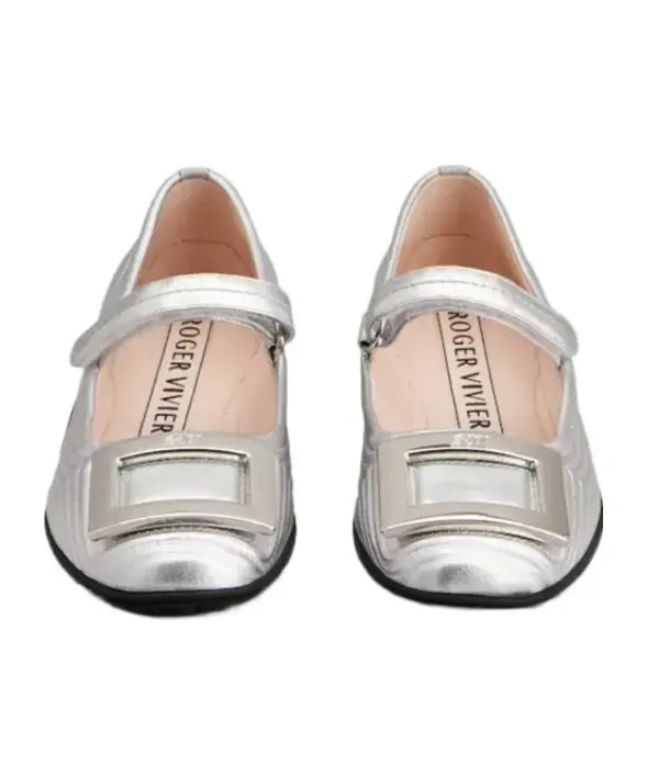 ROGER VIVIER Low Mary Janes In Leather