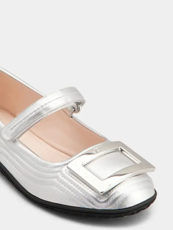 ROGER VIVIER Low Mary Janes In Leather