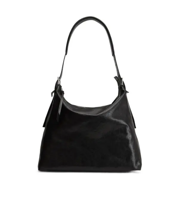 LEMAIRE Belted Shoulder Bag - Dark Chocolate