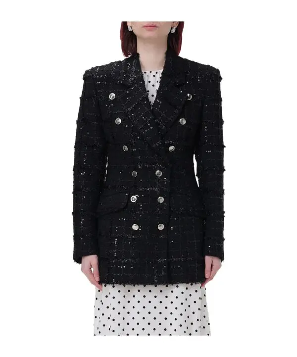 Alessandra Rich Embellished Double Breasted Blazer
