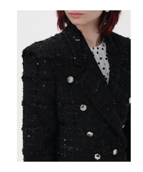 Alessandra Rich Embellished Double Breasted Blazer