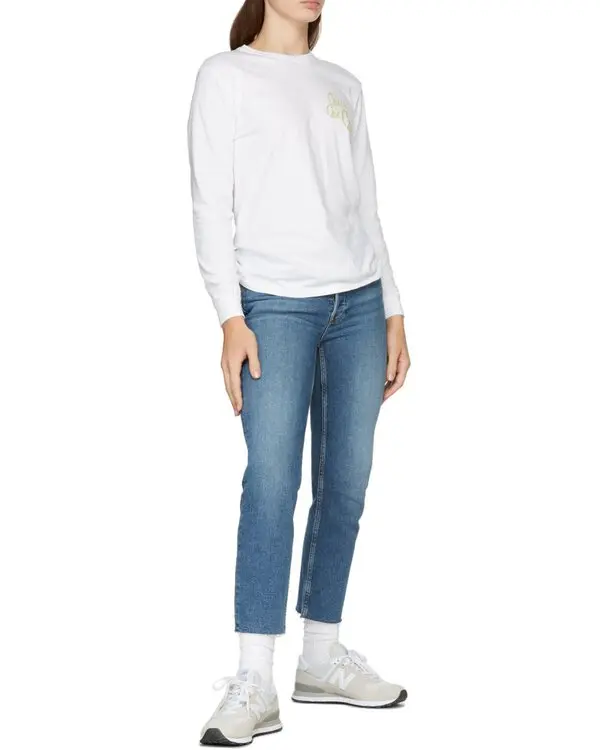 RE/DONE High-rise Stove Pipe Jeans - Blue
