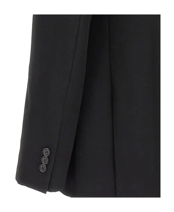 Off-White Double-breasted Long-sleeved Blazer