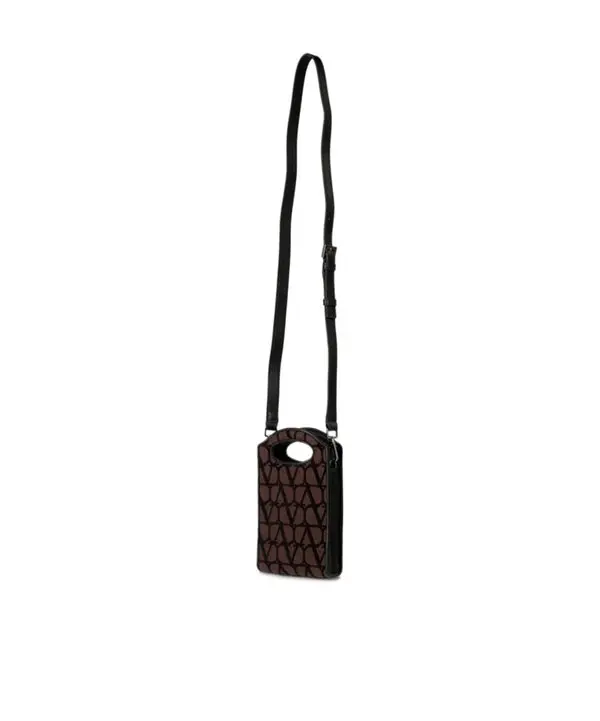 Valentino Garavani Logo Shoulder Bag - Black