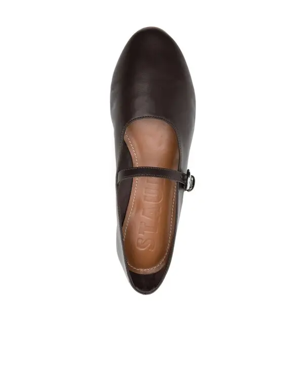 Staud Buckle Flat Ballet Shoes