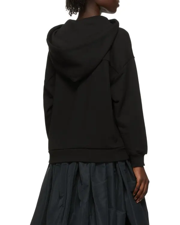 Alexander McQueen Graffiti Logo Printed Hoodie - Black