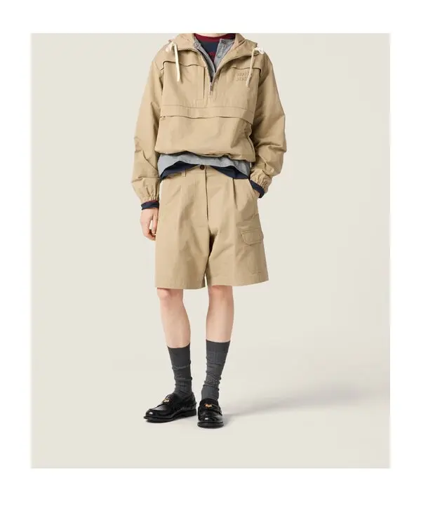 Miu Miu Ripstop Bermuda Shorts