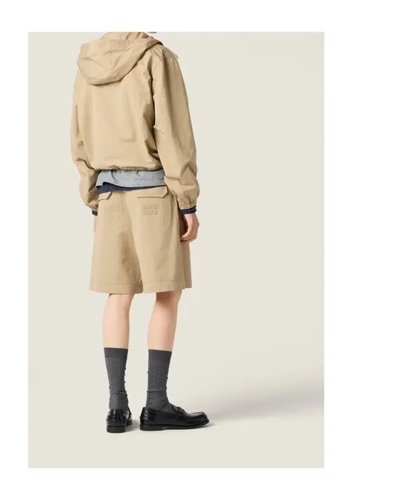 Miu Miu Ripstop Bermuda Shorts