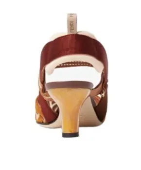 Fendi Colibrì Slingback Pointed-toe Pumps - Pink