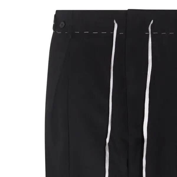 MAISON MARGIELA High-waist Straight-leg Drawstring Trousers