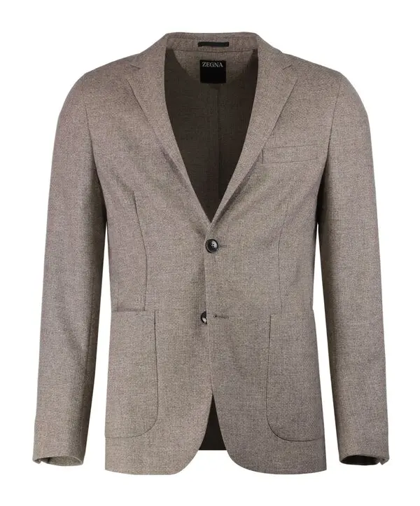 Zegna Single-breasted Tailored Blazer - No