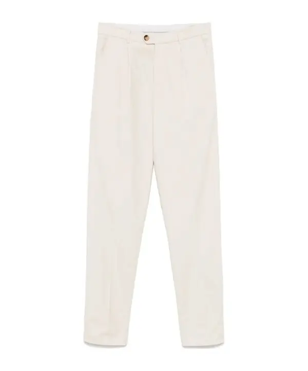 Brunello Cucinelli Corduroy Trousers - White