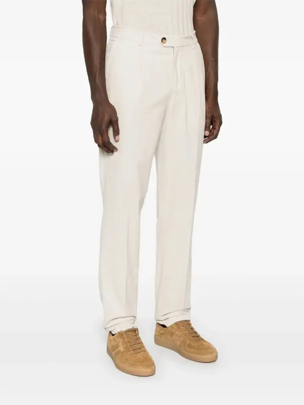 Brunello Cucinelli Corduroy Trousers - White