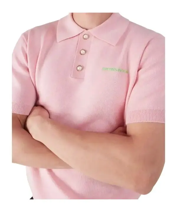 Casablanca Logo Detailed Short-sleeved Polo Shirt