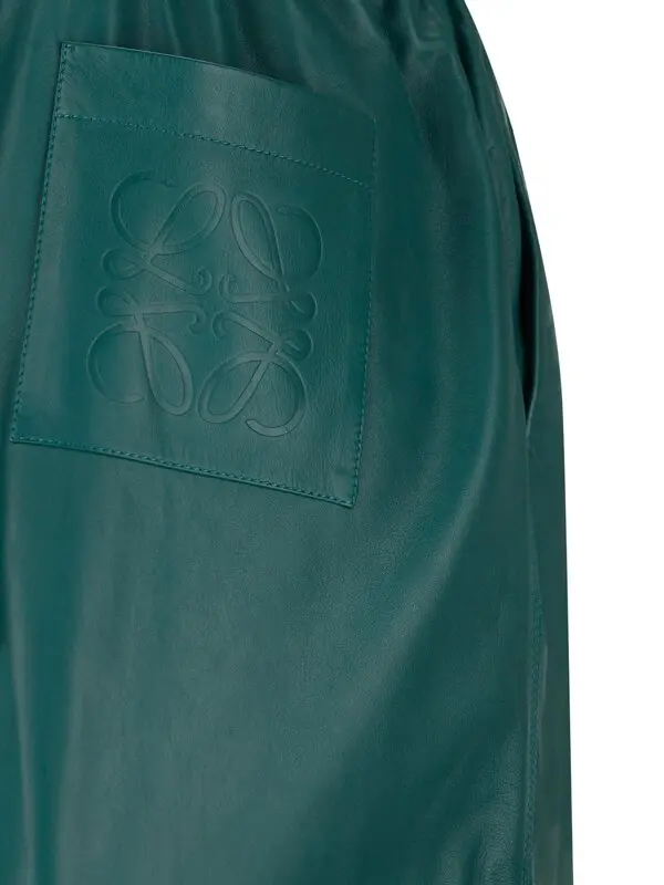 Loewe Elasticated Waist Drawstring Shorts With Anagram Embossing