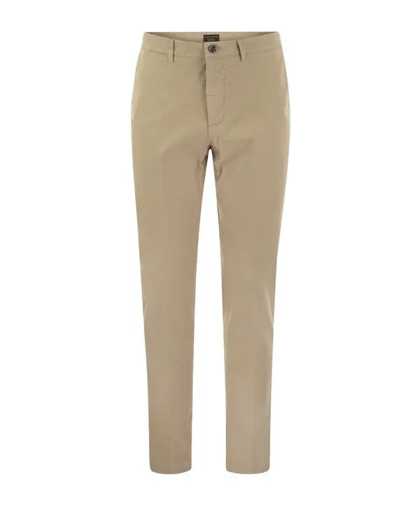 Peserico Stretch Gabardine Chino Pants - Nude