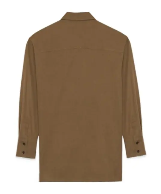 Saint Laurent Belted Buttoned Coat