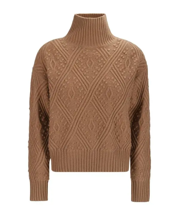 Max Mara High Neck Long Sleeve Jumper