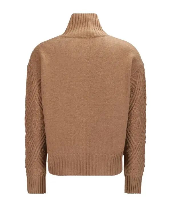 Max Mara High Neck Long Sleeve Jumper