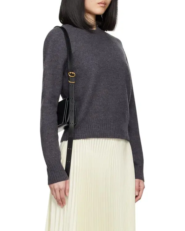 JIL SANDER Crewneck Knitted Jumper - Black