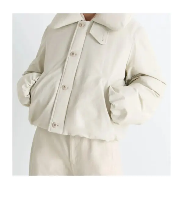 LEMAIRE Puffer Jacket - Bone