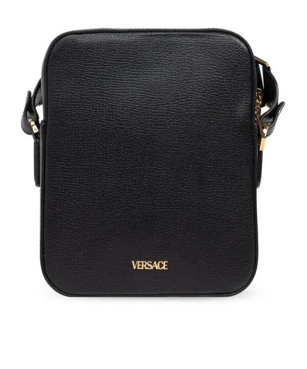 Versace Medusa Plaque Zipped Shoulder Bag