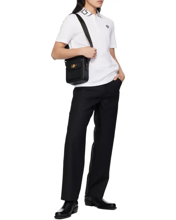 Versace Medusa Plaque Zipped Shoulder Bag