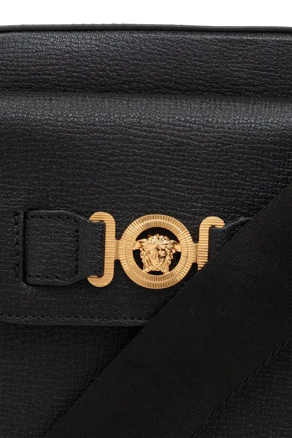 Versace Medusa Plaque Zipped Shoulder Bag