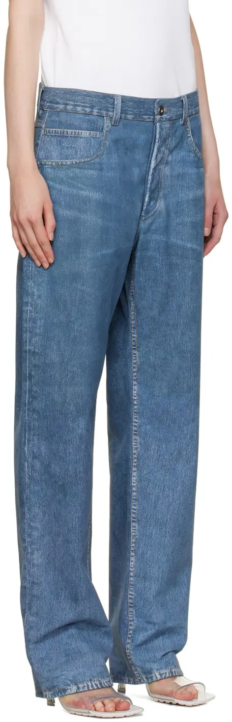 Bottega Veneta Straight-leg Leather Jeans