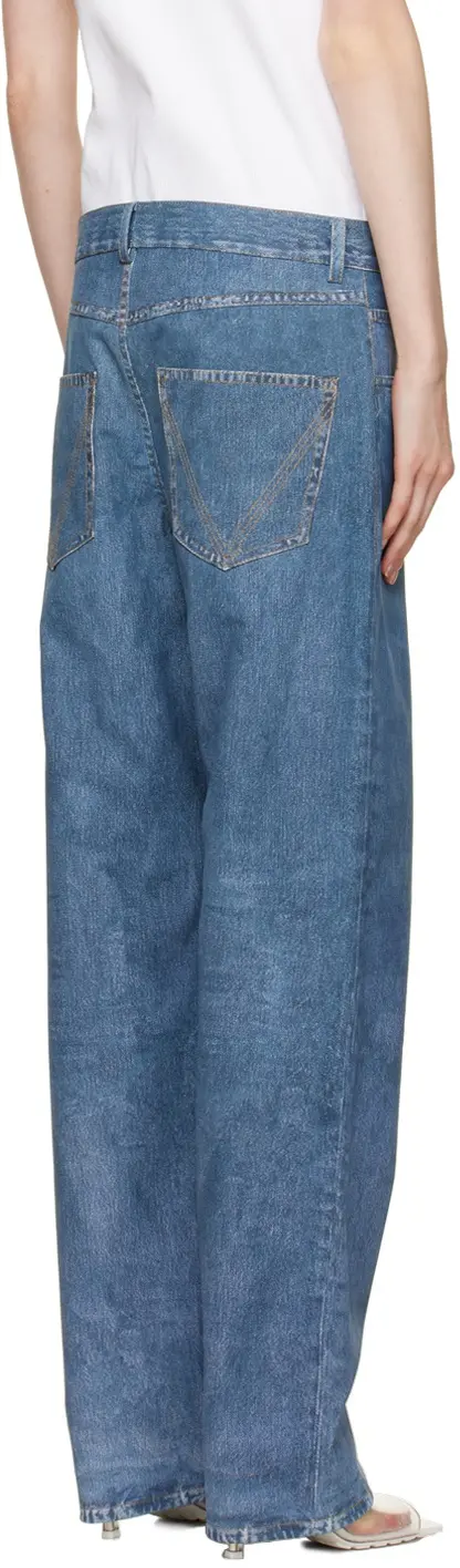 Bottega Veneta Straight-leg Leather Jeans