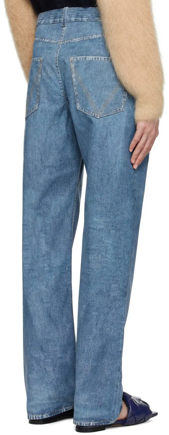 Bottega Veneta Straight-leg Leather Jeans