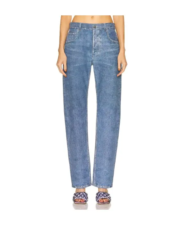 Bottega Veneta Straight-leg Leather Jeans