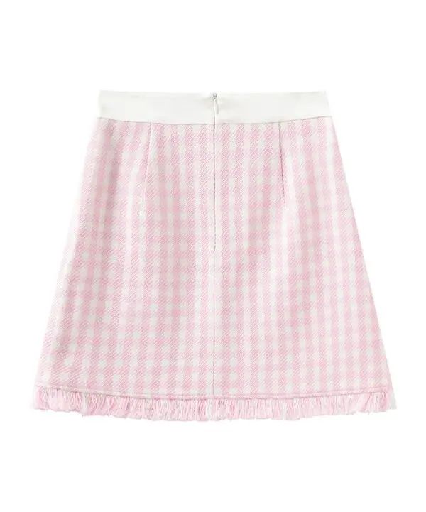 Marissa Chiara Plaid Skirt