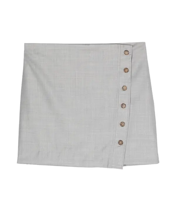 LOULOU STUDIO Mahaz Virgin Wool Mini Skirt