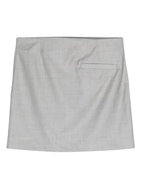 LOULOU STUDIO Mahaz Virgin Wool Mini Skirt
