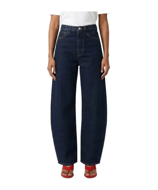 Alaïa Belt Loop Jeans Wide Leg