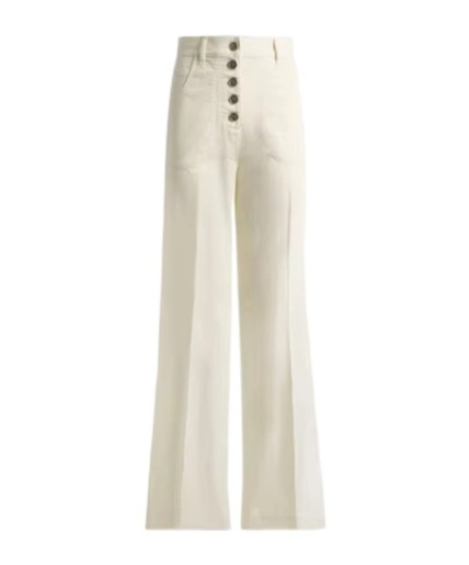 Etro Wide Leg Jeans - White