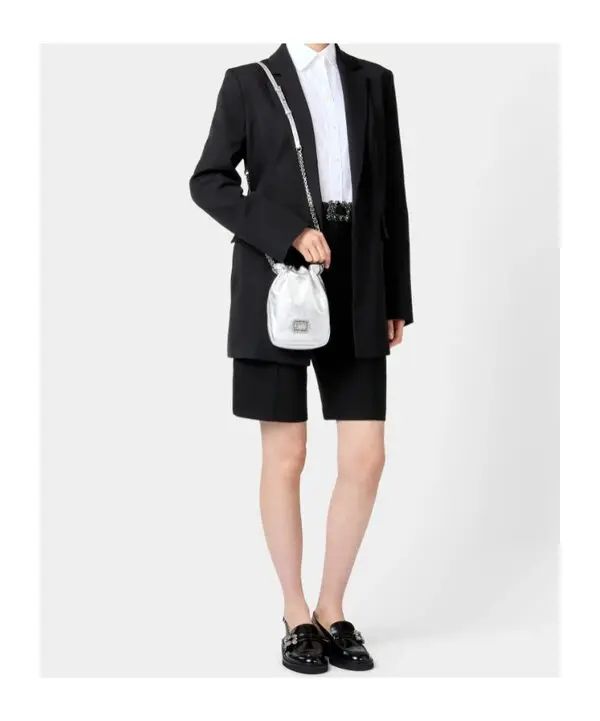 ROGER VIVIER Pilgrim Nano Bag - Silver