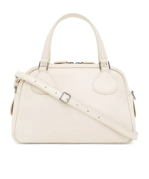 COURREGES Courrèges Reediton Zip-up Tote Bag - White