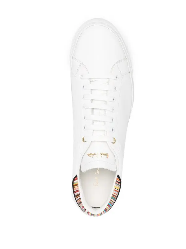 Paul Smith Artist Stripe" Lace-up Sneakers - White