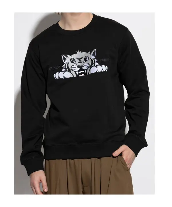 Kenzo Happy Tiger Crewneck Sweatshirt