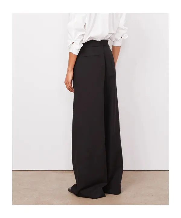 Officine Générale Azora Paneled Trousers - Black