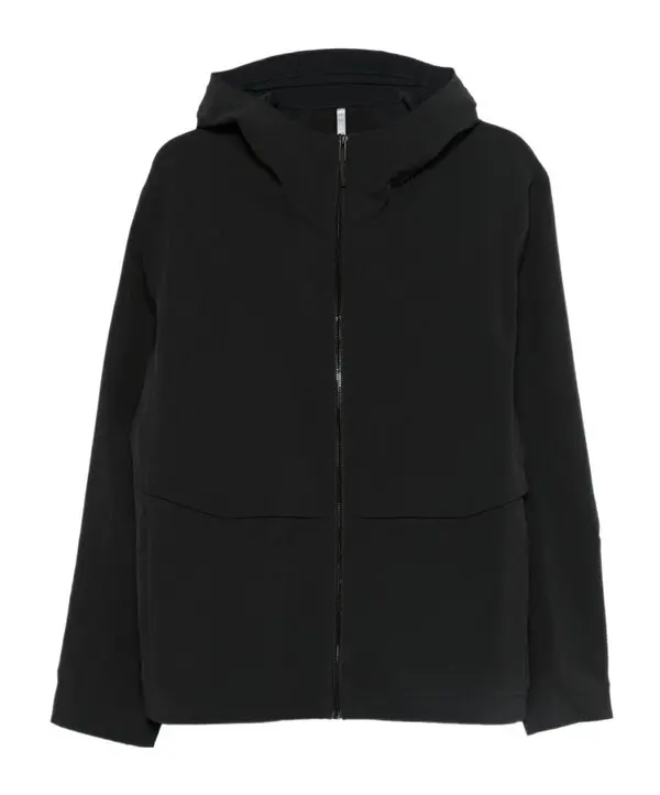 Veilance Hooded Zip-up Jacket - Black