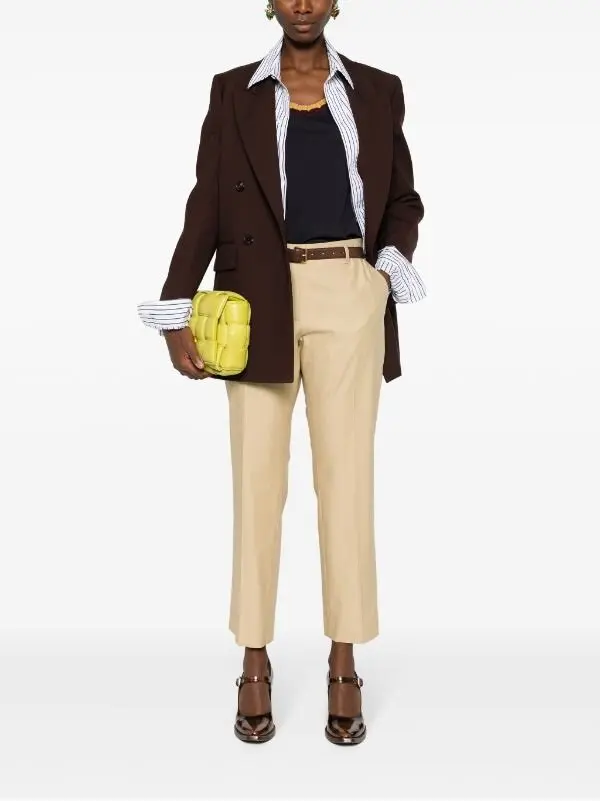 Dries Van Noten Tailored Casual Pants With Belt Loops