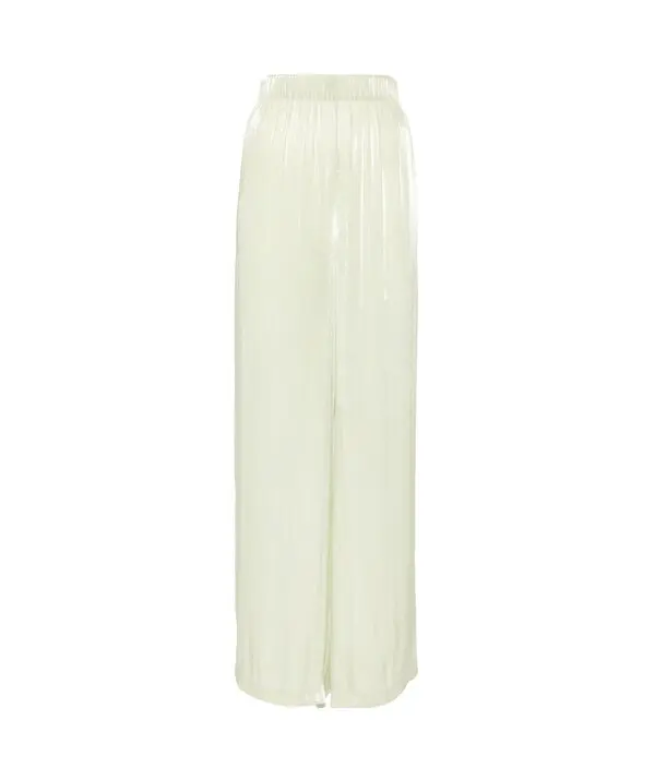 Simkhai Georgette Straight-leg Trousers - Light Green