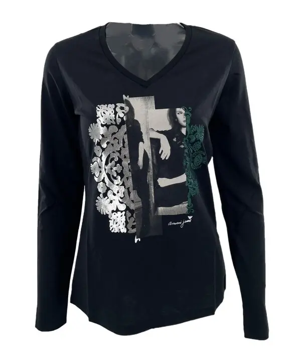 Emporio Armani V-neck Long-sleeve T-shirt