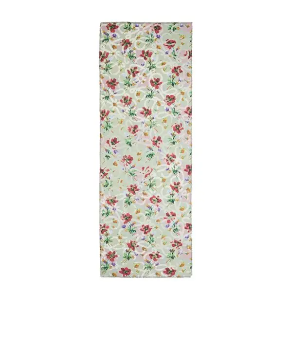 Loewe Scarf In Cashmere And Silk - White